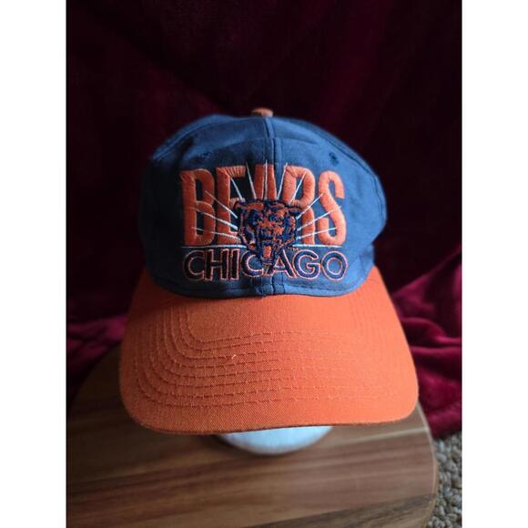 Other | Rare Chicago Bears Vintage Ajd Signatures Snapback Cap Hat ...
